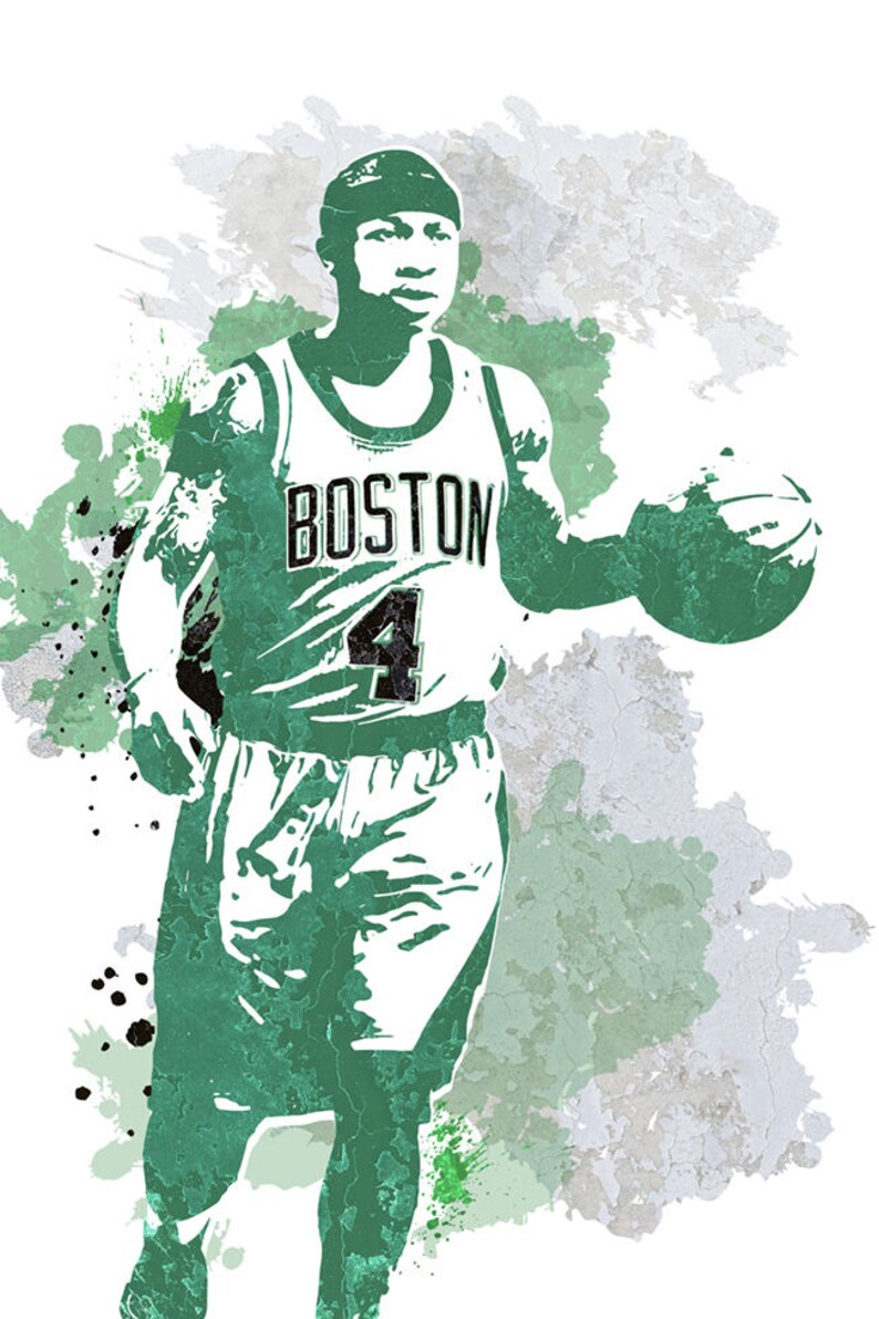 Fan Art Poster Isaiah Thomas Boston Celtics Wall Art Poster - Etsy