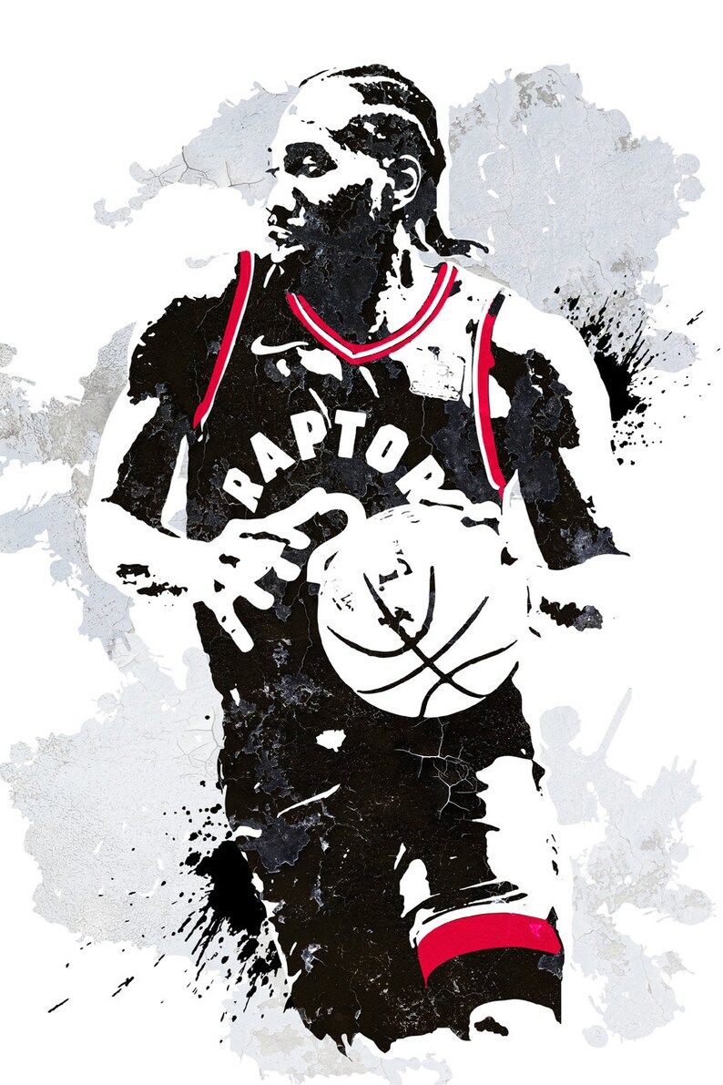 Fan Art Poster Kawhi Leonard Toronto Raptors Wall Art | Etsy