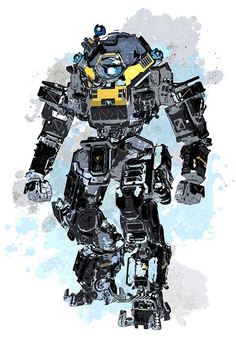 Titanfall 2 Fan Art Poster Titan Gamer Art Geek Geek - Etsy