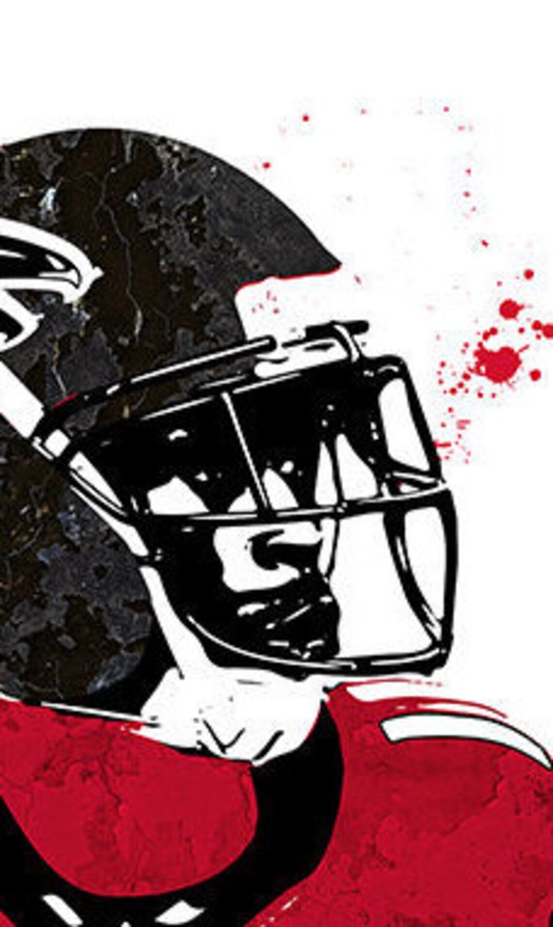 Fan Poster Julio Jones Atlanta Falcons Poster Wall Art - Etsy