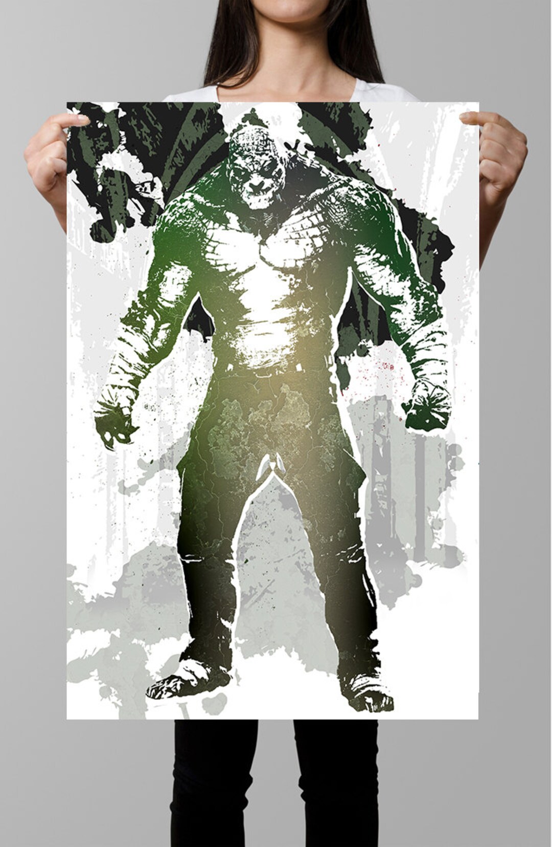Killer Croc, Solomon Grundy Comic Poster, DC Comics, Arkham - Etsy