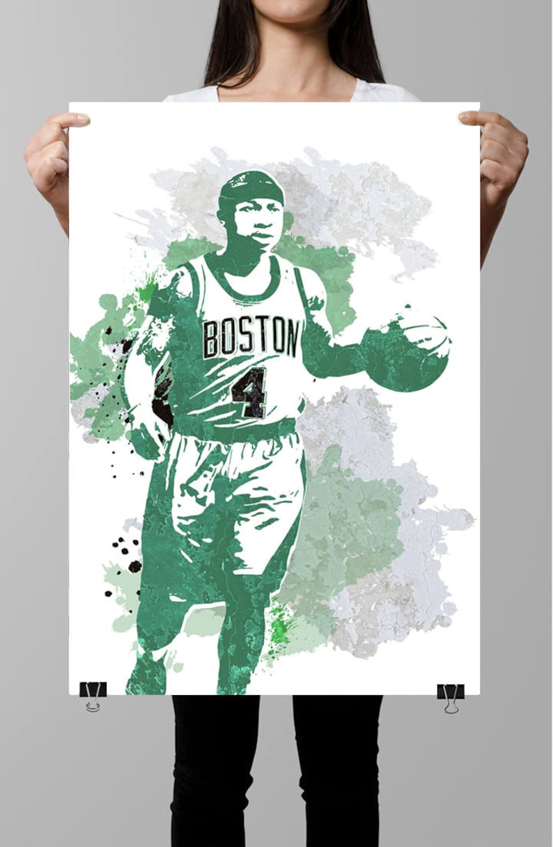Fan Art Poster Isaiah Thomas Boston Celtics Wall Art Poster - Etsy