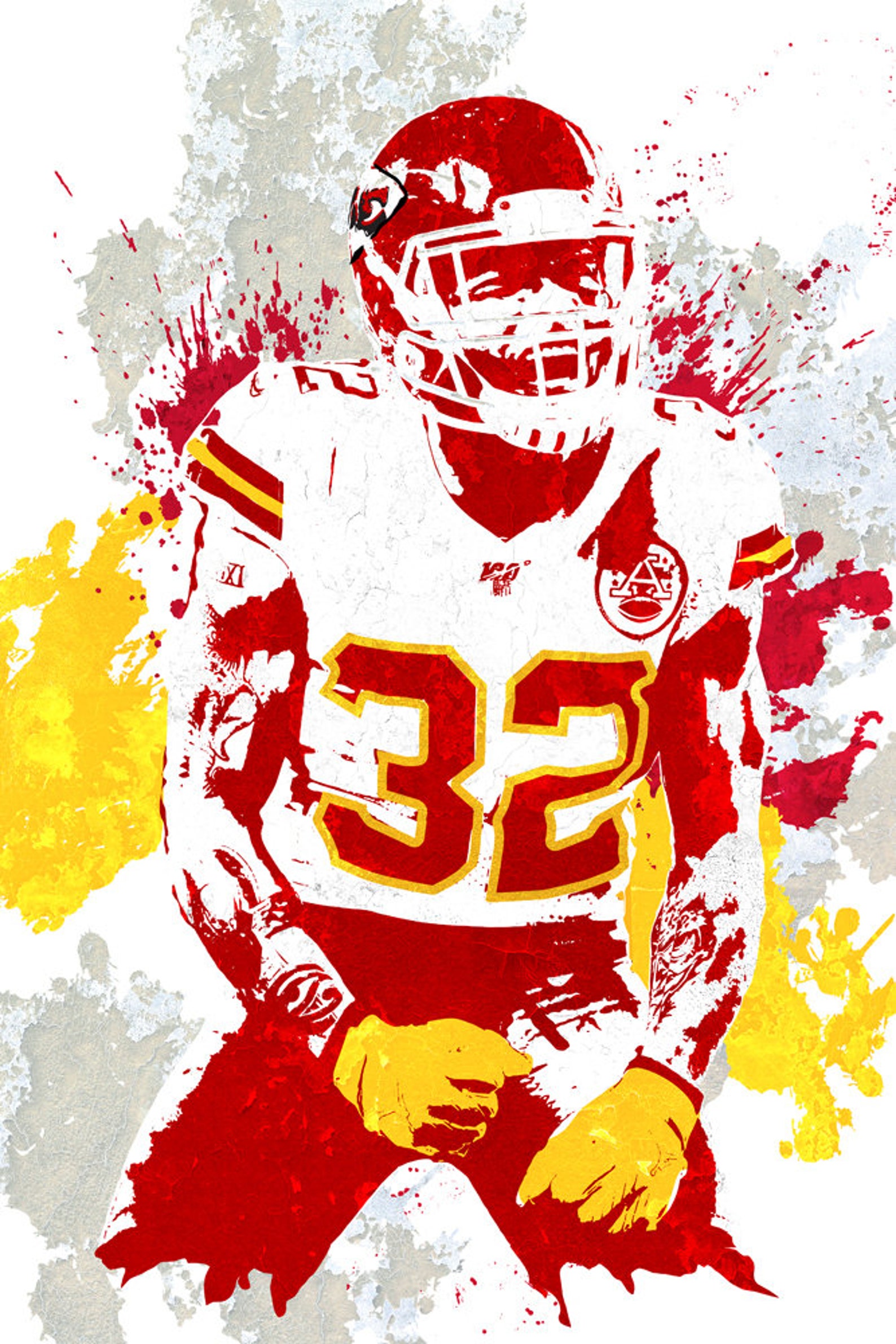 Tyrann Mathieu Kansas City Chiefs Poster: Sports Fan Art - Etsy