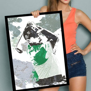 Rickie Fowler, Professional Golfer, Wall Art, Sports Poster, Digital ...