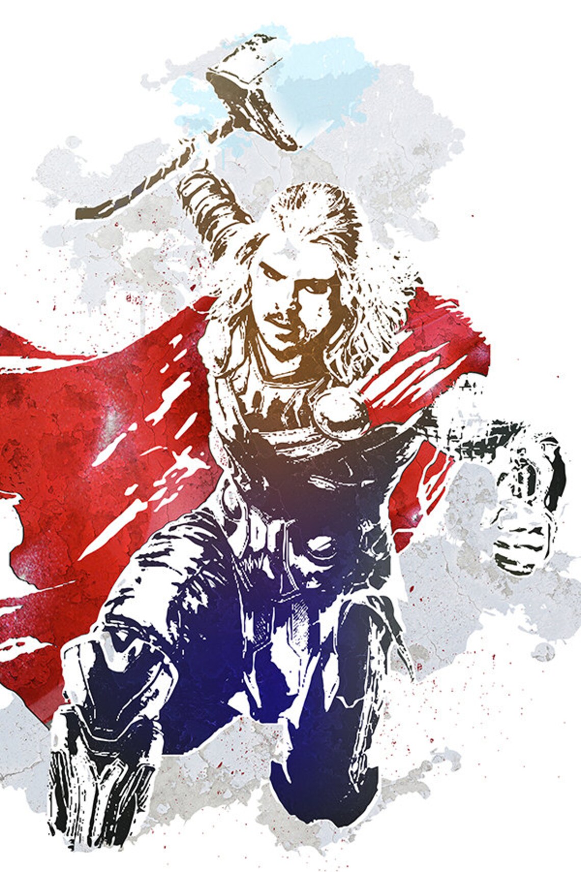 Thor Odinson Asgardians Poster Marvel Marvel Comics Fan | Etsy