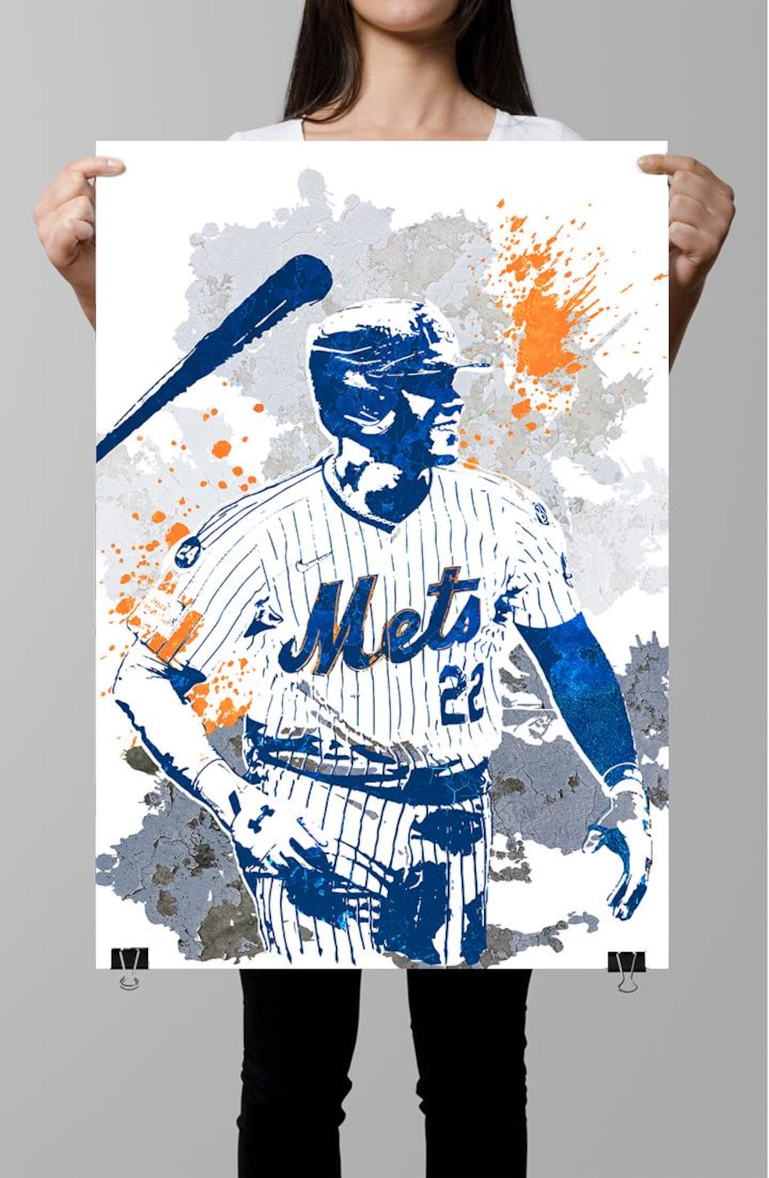 Juan Soto New York Mets Art Poster: Baseball Wall Decor - Etsy