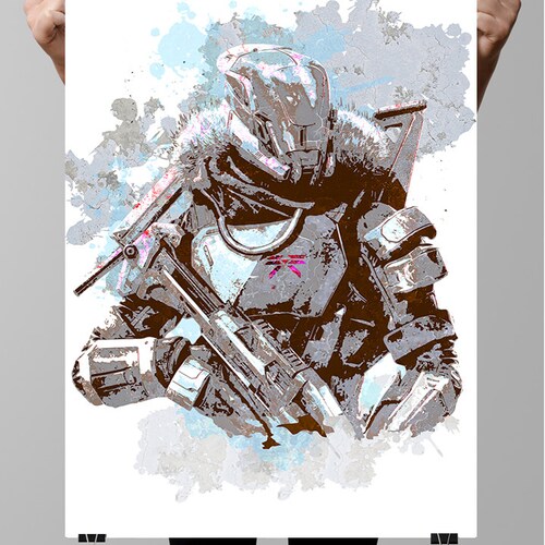 Destiny Titan Fan Art Poster Game Poster Gamer Art - Etsy
