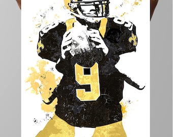 Drew Brees Art - Etsy