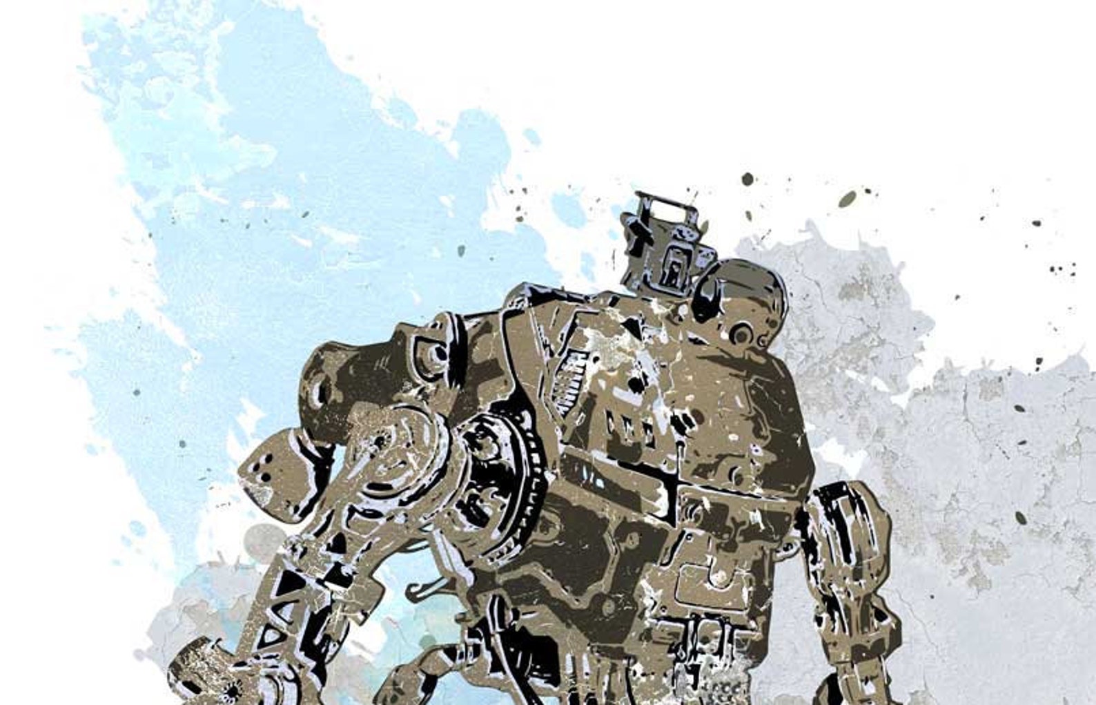 Titanfall 2 Stryder Fan Art Poster Titan Gamer Art | Etsy