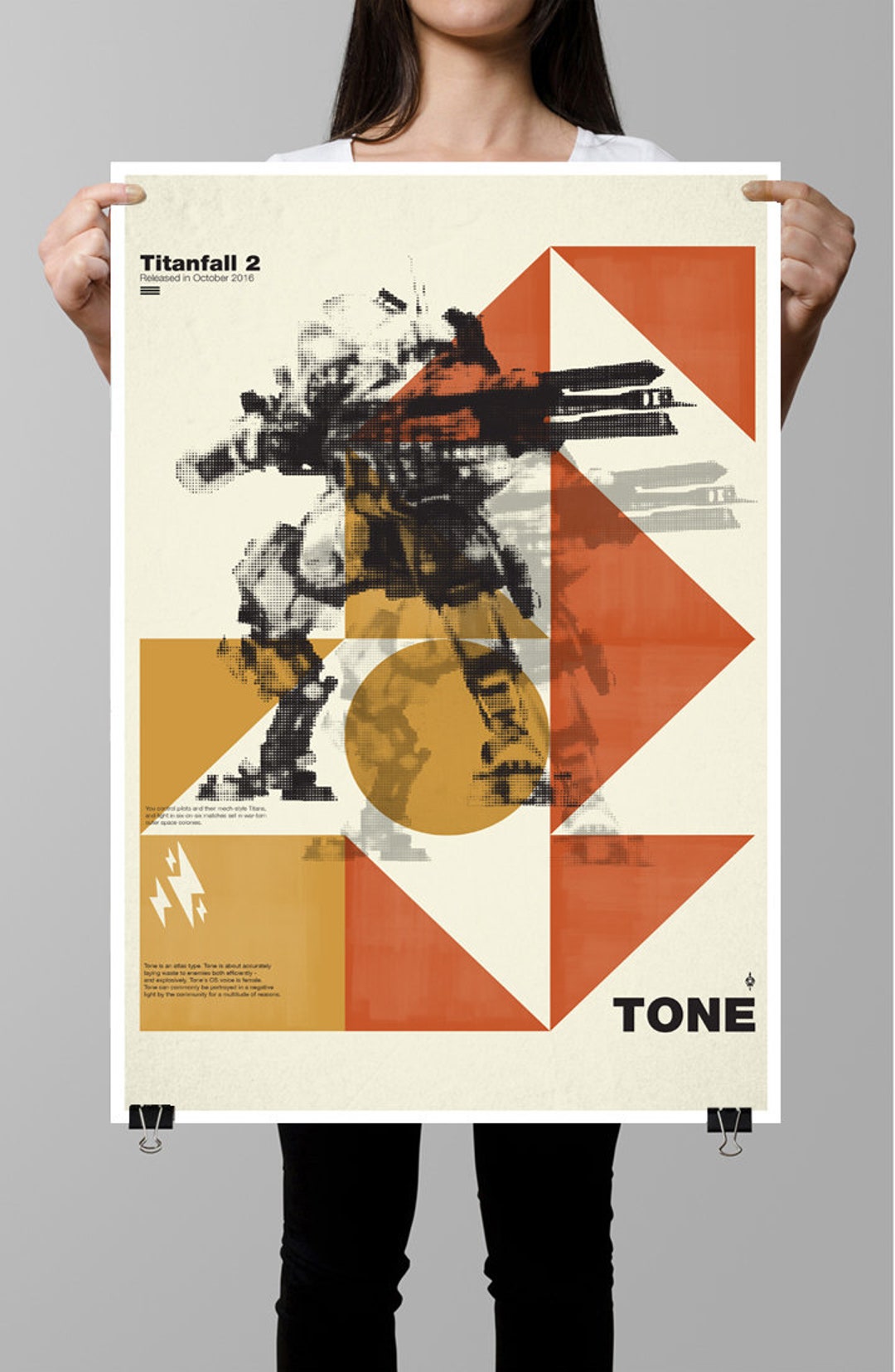 Titanfall 2 - Tone - Fan Art Poster, Titan, Post Modern, Modern, Gaming ...