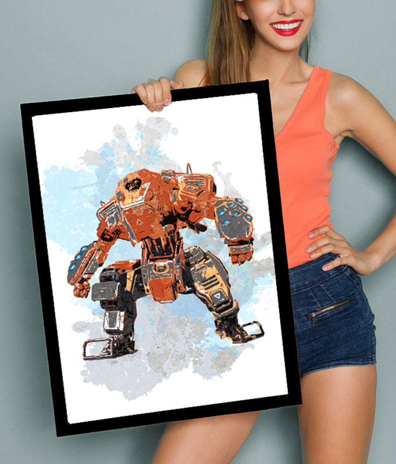 Titanfall 2 Scorch Prime Fan Art Wall Art Poster Game Poster | Etsy