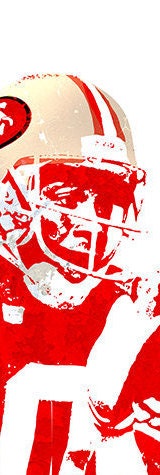 Fan Art Poster Jerry Rice San Francisco 49ers Poster Wall - Etsy
