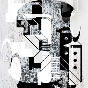 Number 3 Poster, Typography Poster, Typography Art, Wall Art, Modern ...