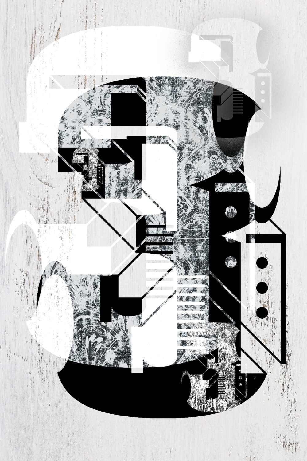 Number 3 Poster Typography Poster Typography Art Wall Art - Etsy