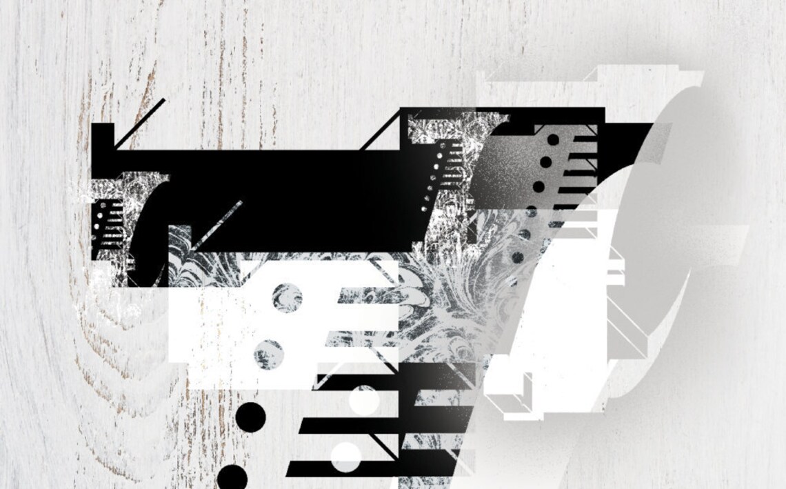 Typography Wall Art Numbers Typography Poster Fine Art | Etsy