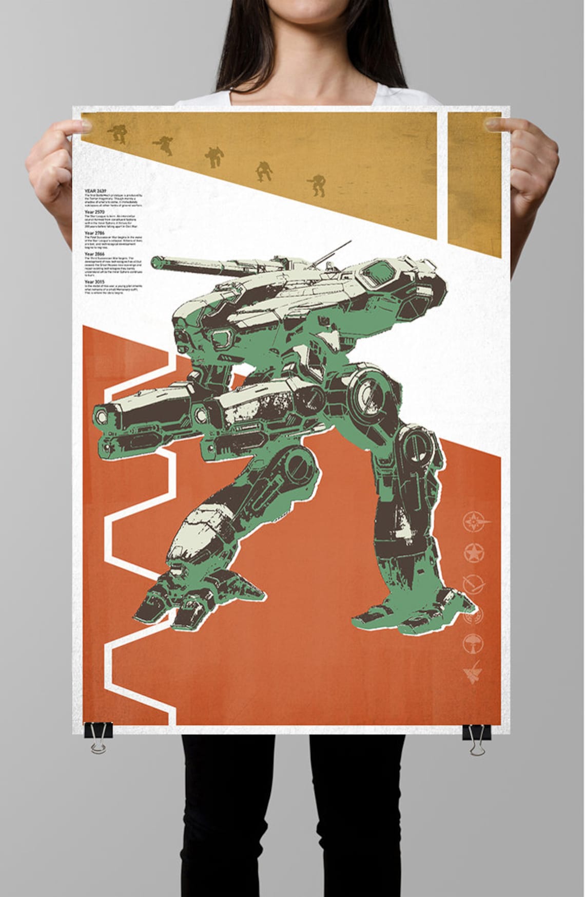 Mechwarrior Marauder MAD-3R Poster: Gamer Wall Art - Etsy