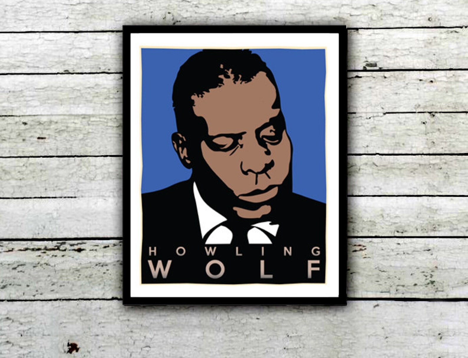 Howling Wolf Blues Poster, Wall Art, Blues Legend - Etsy