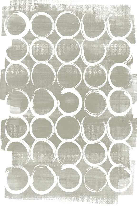 Painted Ring Patterns Wall Art Posterposter Art Geometric - Etsy