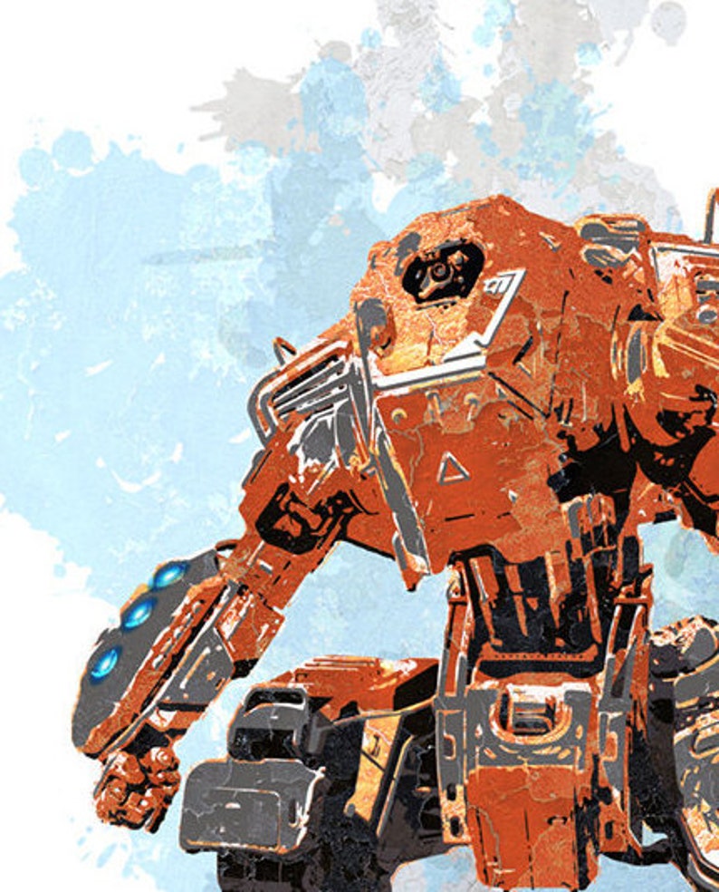 Titanfall 2 Scorch Prime Fan Art Wall Art Poster Game Poster | Etsy