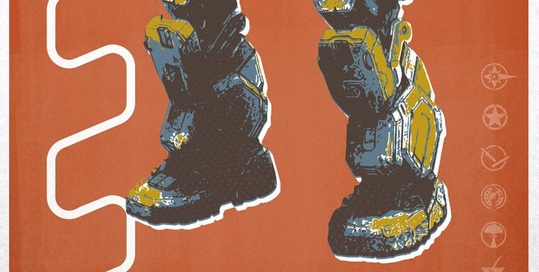 Mechwarrior Executioner Post Modern Modern Gaming Posters | Etsy