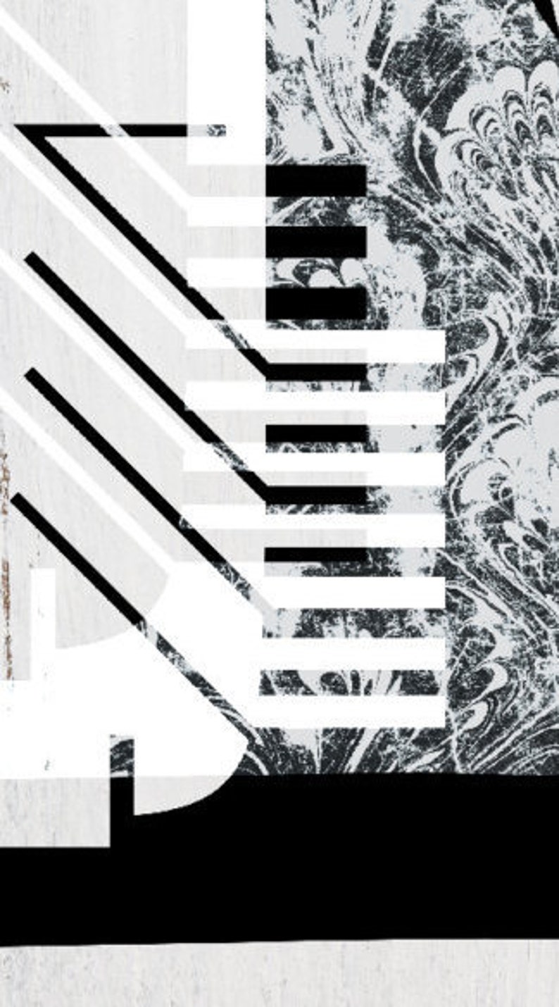 Typography Wall Art Numbers Number One 1 Poster Fine - Etsy