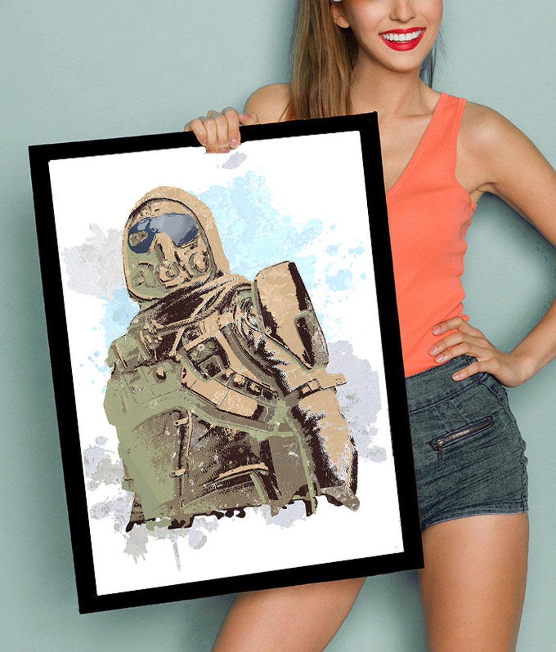 Destiny Hunter Poster: Stylized Gamer Art Print - Etsy