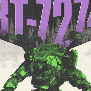 Titanfall 2 - BT-7274 Titan, Post Modern, Modern, Gaming Posters, Gamer ...
