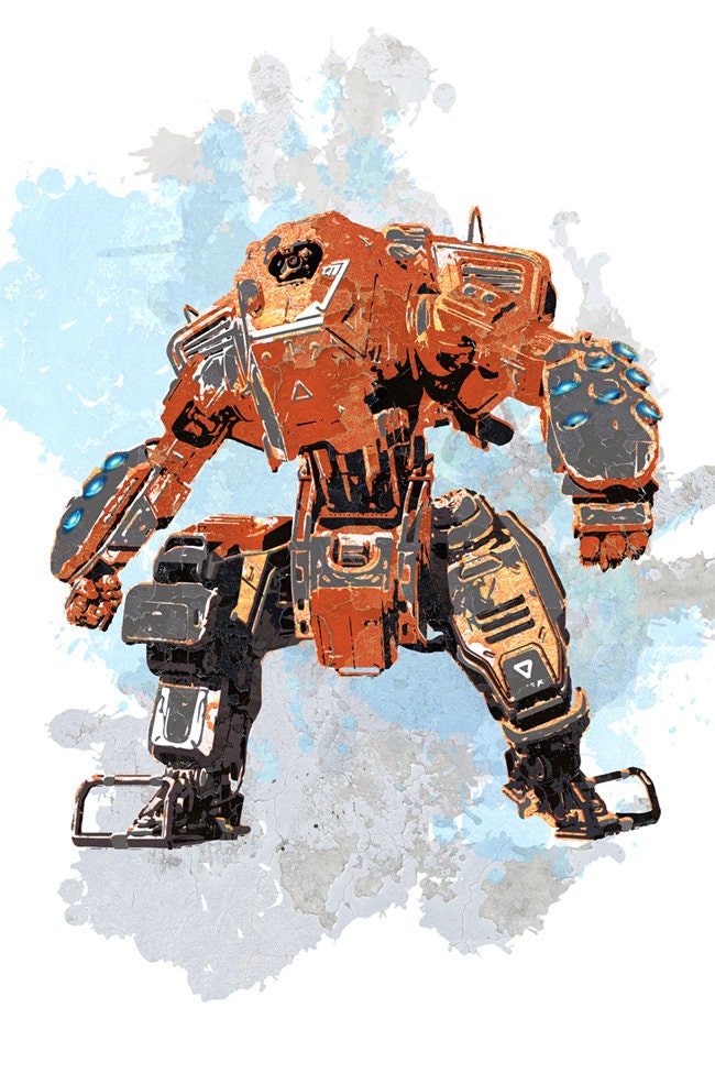 Titanfall 2 Scorch Prime Fan Art Wall Art Poster Game Poster - Etsy