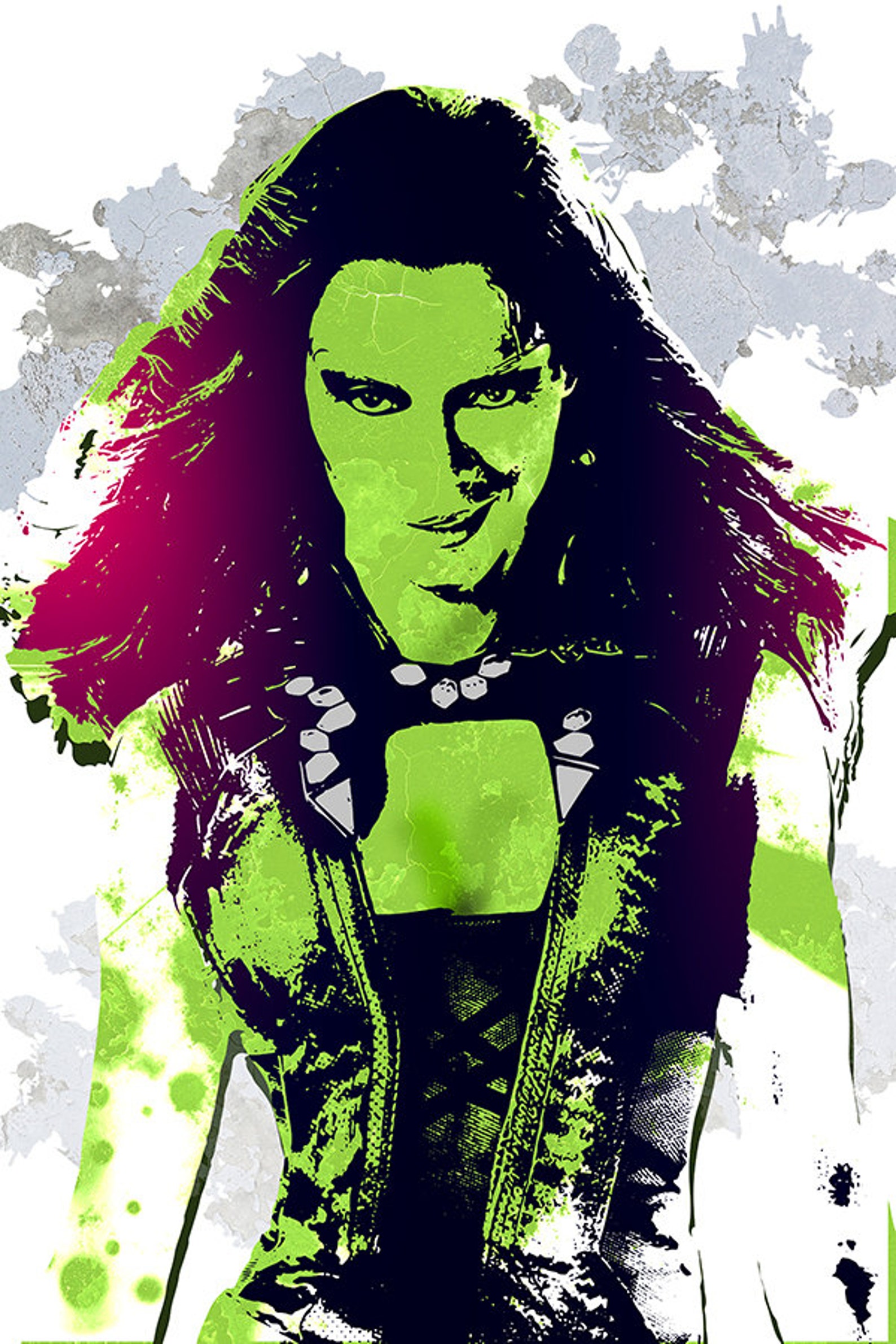 Gamora, the Adopted Daughter of Thanos, Guardians of the Galaxy, Poster ...