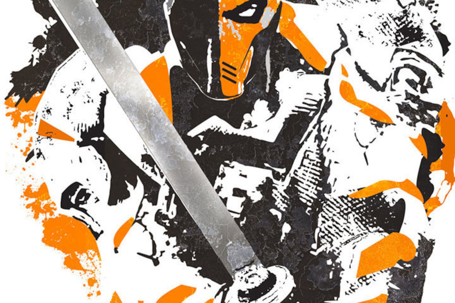 Death Stroke Poster Slade Joseph Wilson DC Comics | Etsy