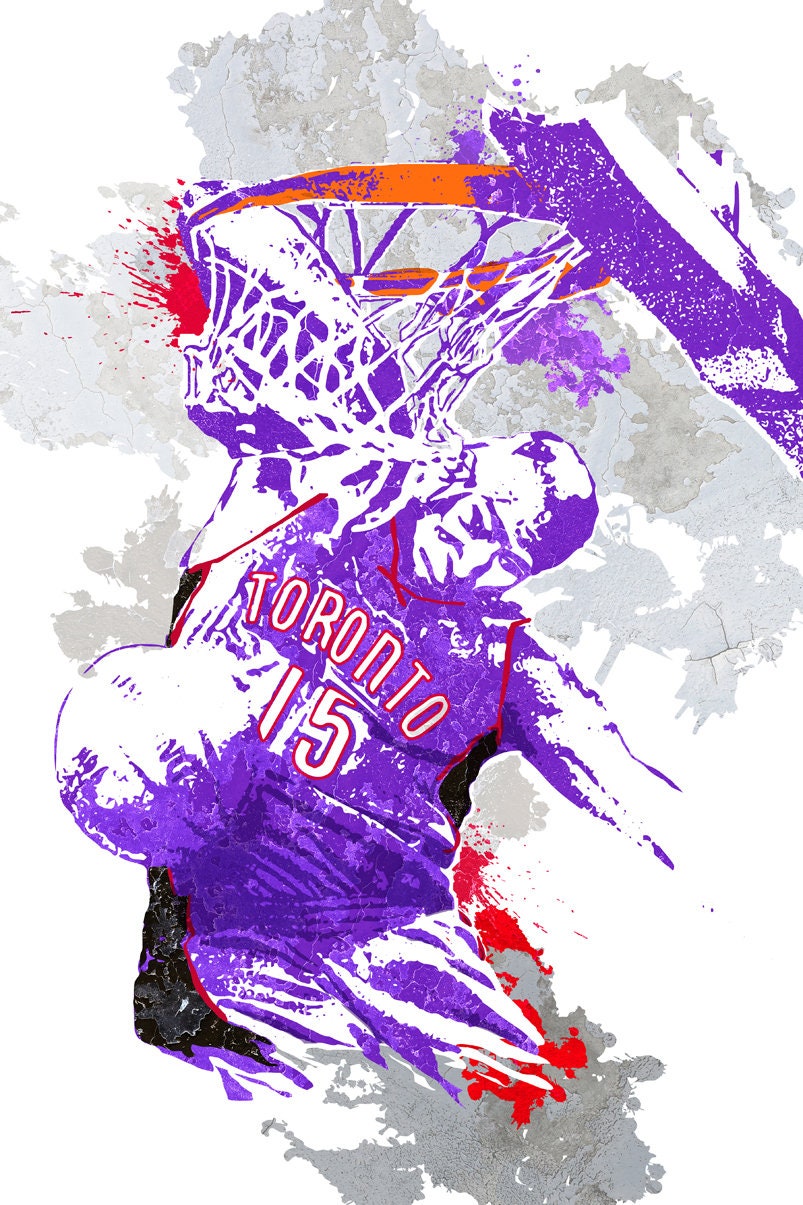 Vince Carter Toronto Raptors Poster Wall Art Sports Poster - Etsy