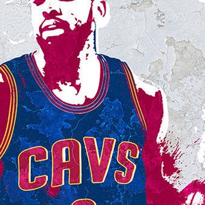 Kyrie Irving Cleveland Cavaliers Poster, Sports Poster, Fan Art - Etsy