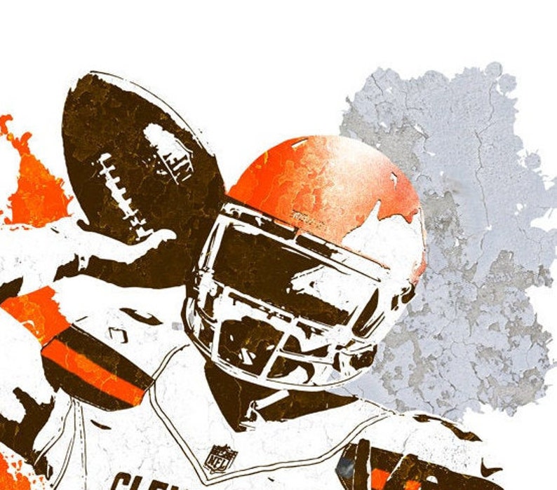 Baker Mayfield Cleveland Browns Poster Wall Art Sports - Etsy