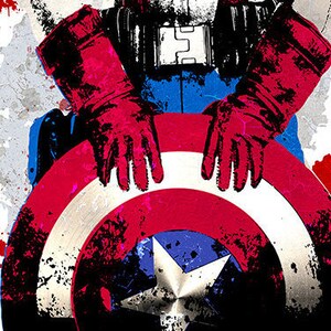 Captain America, Steve Rogers, Fan Poster, Marvel Universe - Etsy