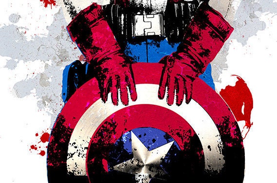 Captain America Steve Rogers Fan Poster Marvel Universe - Etsy
