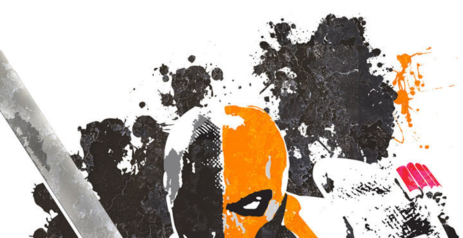 Death Stroke Poster Slade Joseph Wilson DC Comics | Etsy