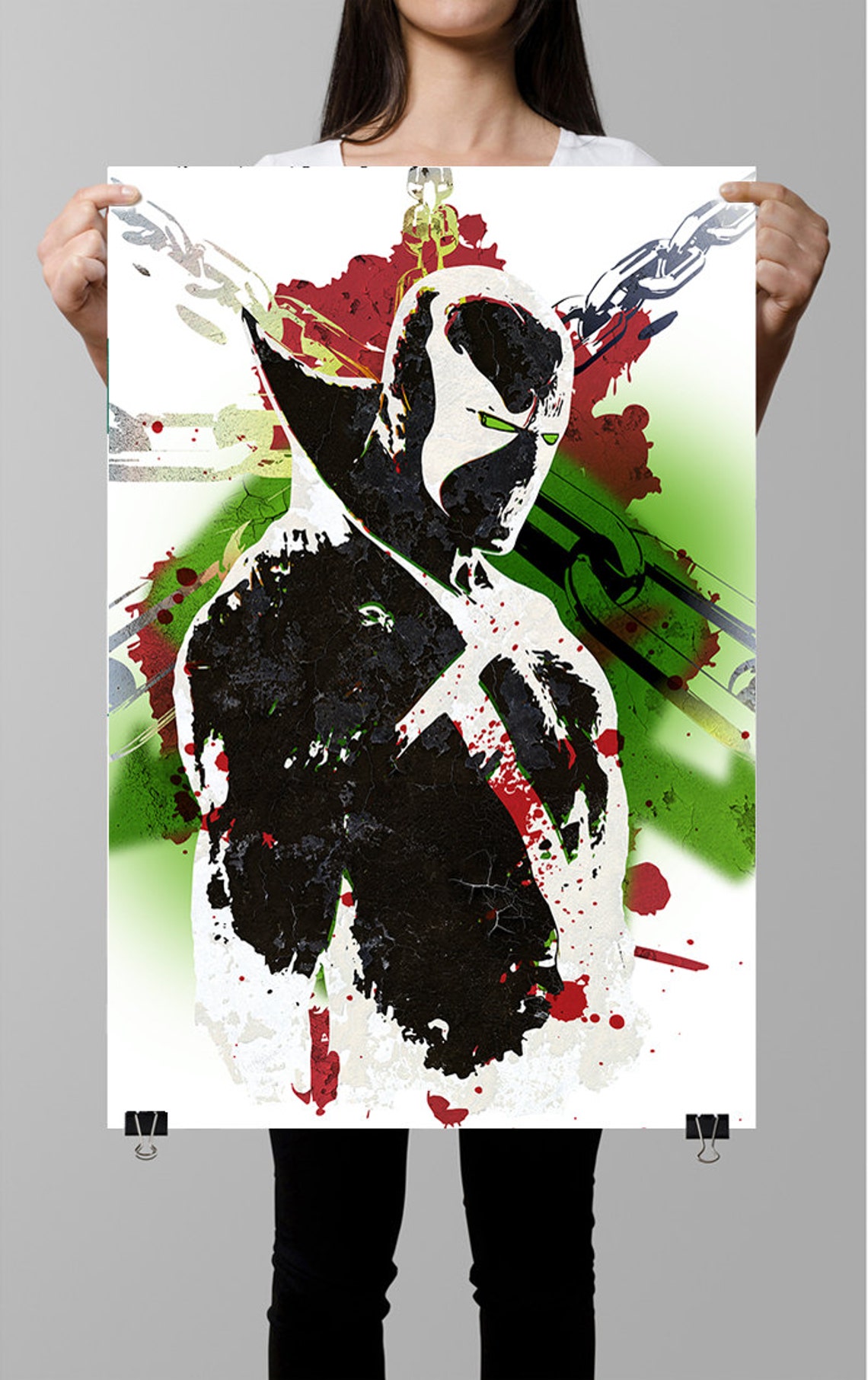 SPAWN, Hellspawn, Albert "al" Francis Simmons Fan Art Poster, Image ...