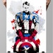 Captain America Steve Rogers Fan Poster Marvel Universe | Etsy