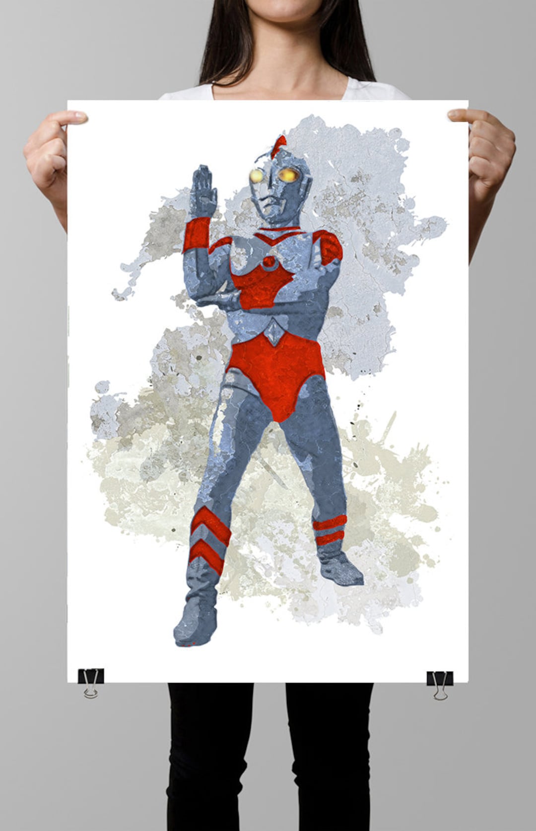 Ultraman, Japanese TV Series, Specium Ray, Poster, Vintage Charater, 60 ...