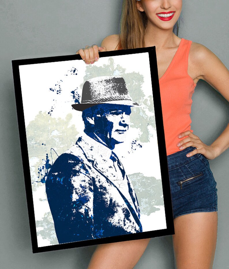 Tom Landry Dallas Cowboys Poster Wall Art Sports Poster - Etsy