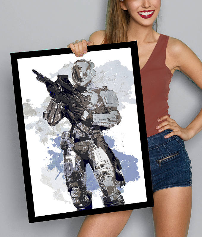 Destiny Titan Fan Art Poster Game Poster Gamer Art - Etsy