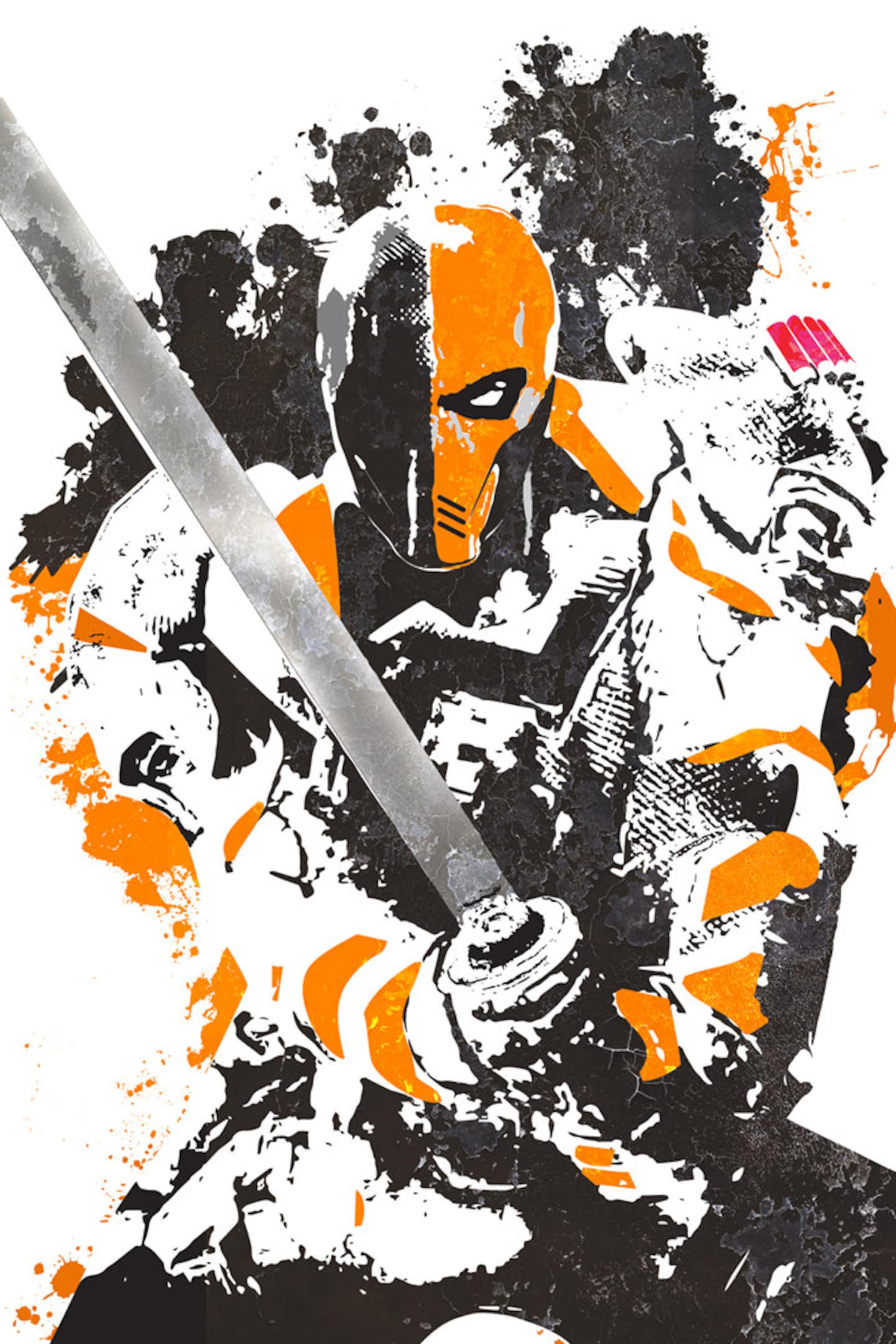 Death Stroke Poster Slade Joseph Wilson DC Comics - Etsy
