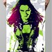 Gamora, the Adopted Daughter of Thanos, Guardians of the Galaxy, Poster ...