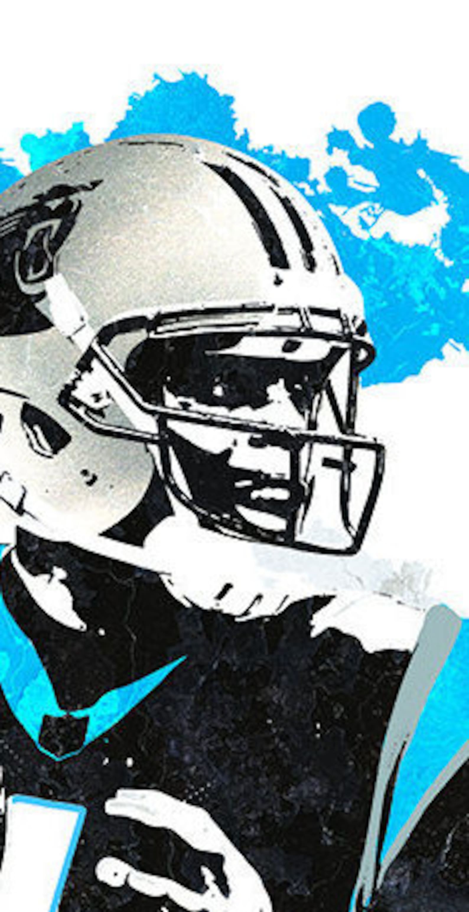 Cam Newton Cameron Jerrell Newton Carolina Panthers Wall art | Etsy