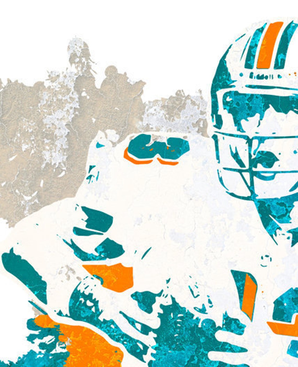 Dan Marino Miami Dolphins Poster Wall Art Sports Poster - Etsy