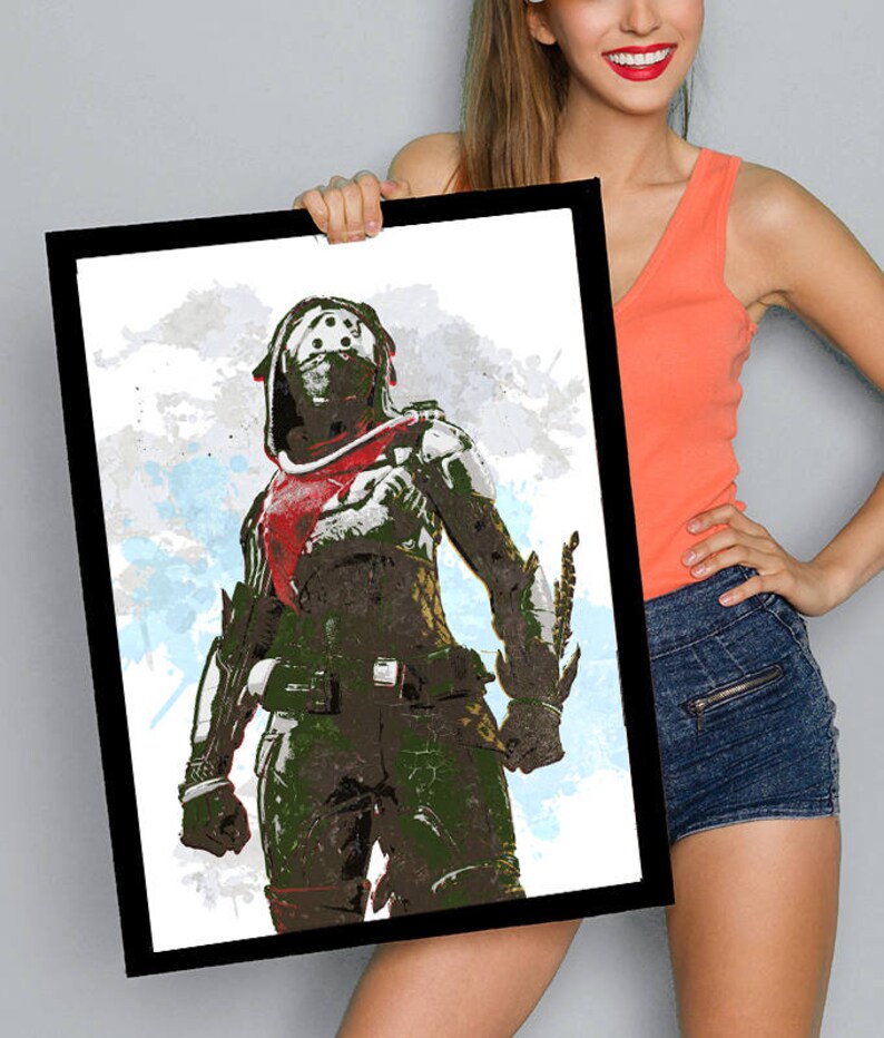 Destiny Lady Hunter Fan Art Poster Game Poster Gamer - Etsy