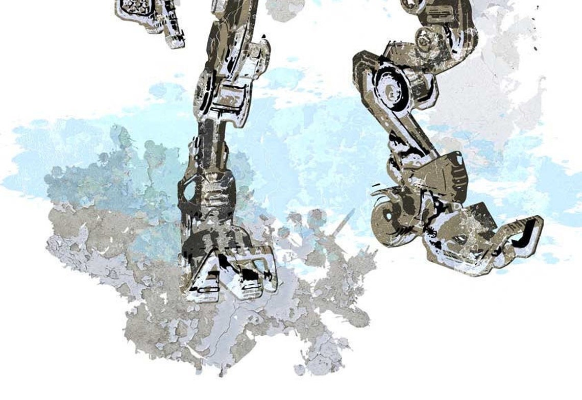 Titanfall 2 Stryder Fan Art Poster Titan Gamer Art | Etsy