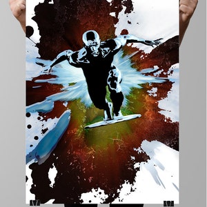 Silver Surfer, Norrin Radd Poster Marvel Comics, Galactus, Fantastic ...