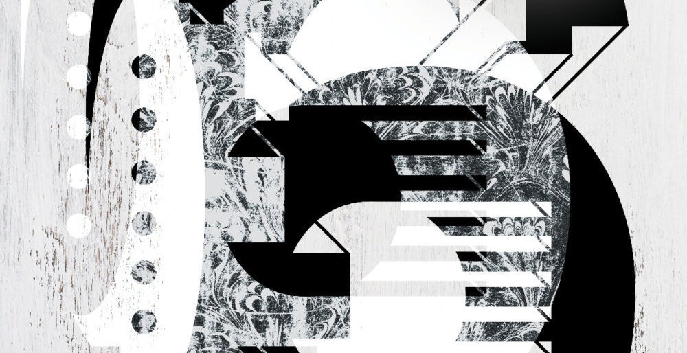 Typography Wall Art Numbers Number Six 6 Poster Fine - Etsy