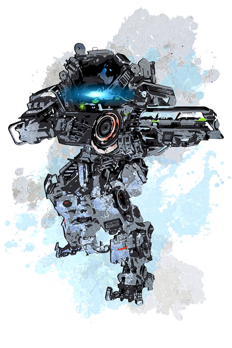 Titanfall 2 Ion Class Fan Art Poster Titan Gamer Art - Etsy